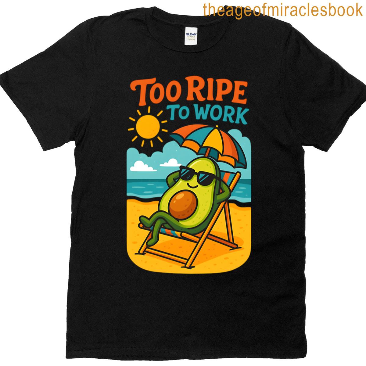 Vacation Avocado Lazy Summer Vibes T-shirt