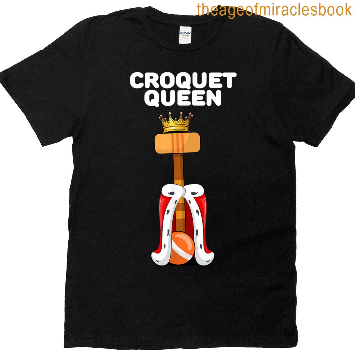 Croquet Queen Womens Croquet Girls Croquet T-shirt