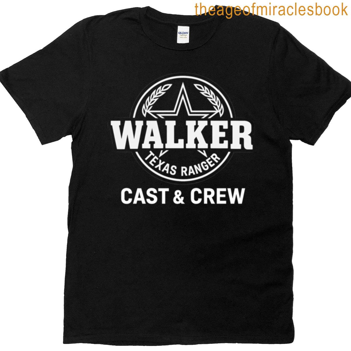 Walker Texas Ranger Cast Crew Tribute Logo T-shirt