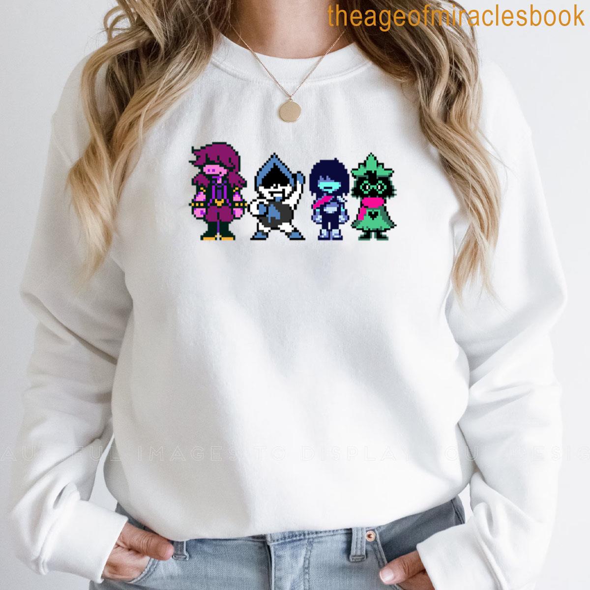 Deltarune - Main Characters Suzie Lancer Kriss Rasiel T-shirt