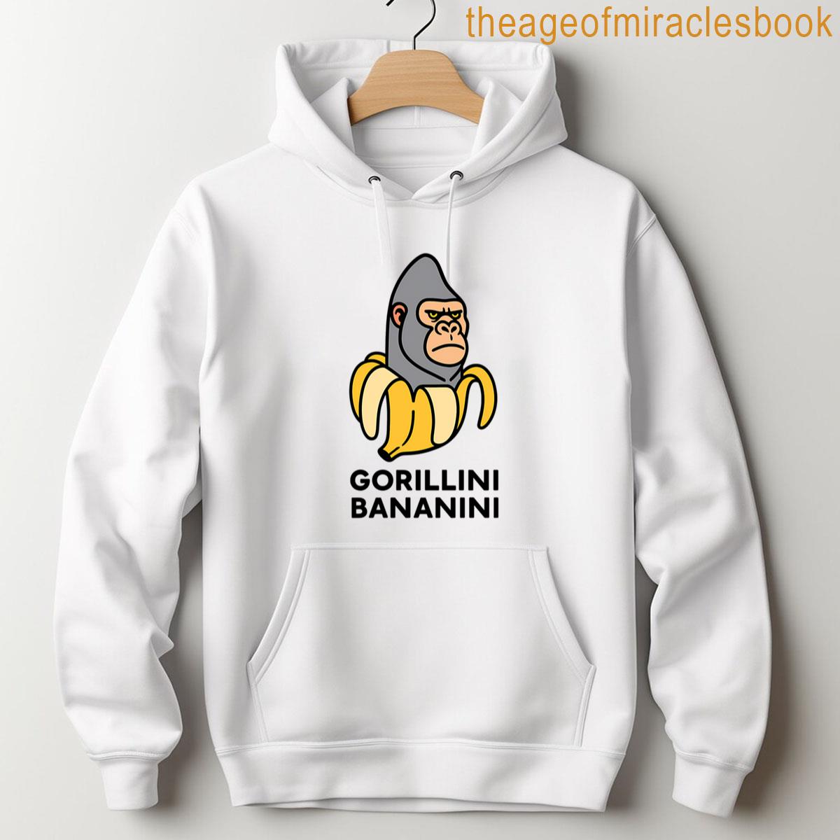 Gorillini Bananini Banana Gorilla Italian Brainrot Meme T-shirt