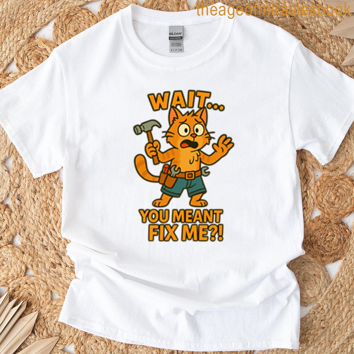 Handy Cat Meme Premium T-shirt