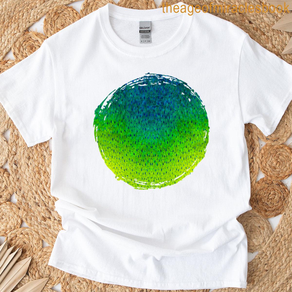 Mahi Mahi Fish Skin Pattern T-shirt
