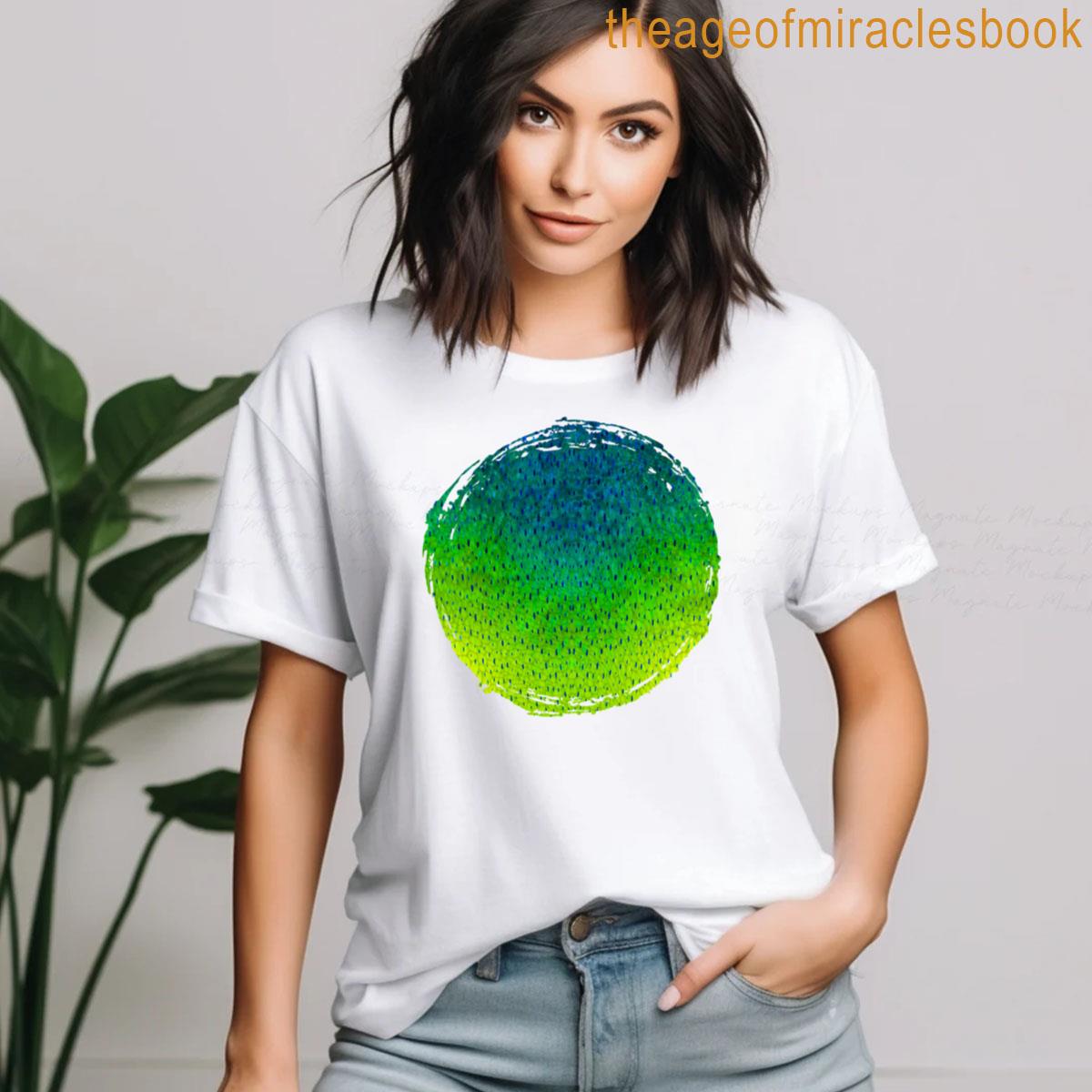 Mahi Mahi Fish Skin Pattern T-shirt