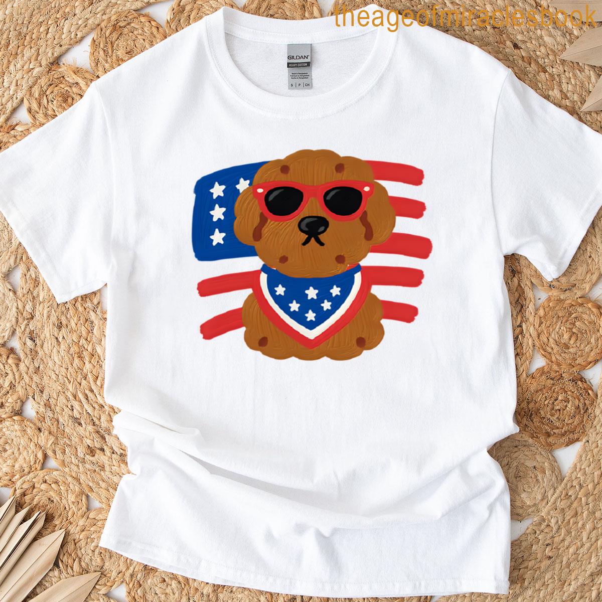 Red Woof Blue T-shirt