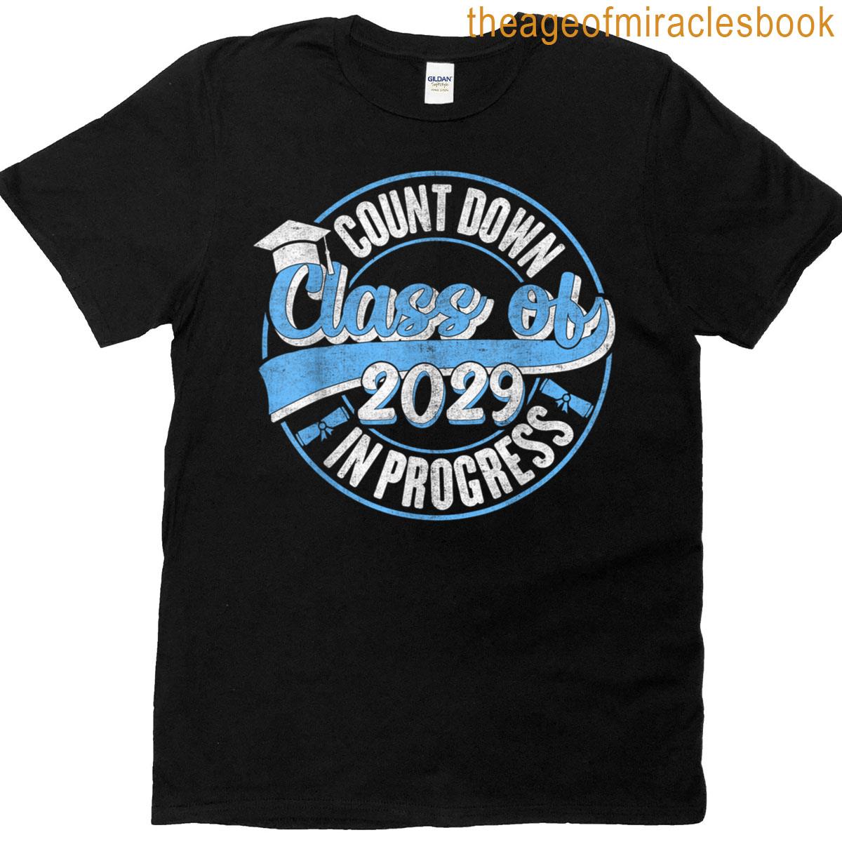 Class Of 2029 Count Down First Day Of 9th Official Freshman T-shirt