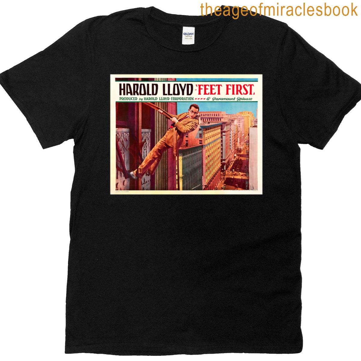 Harold Lloyd Going Feet First T-shirt