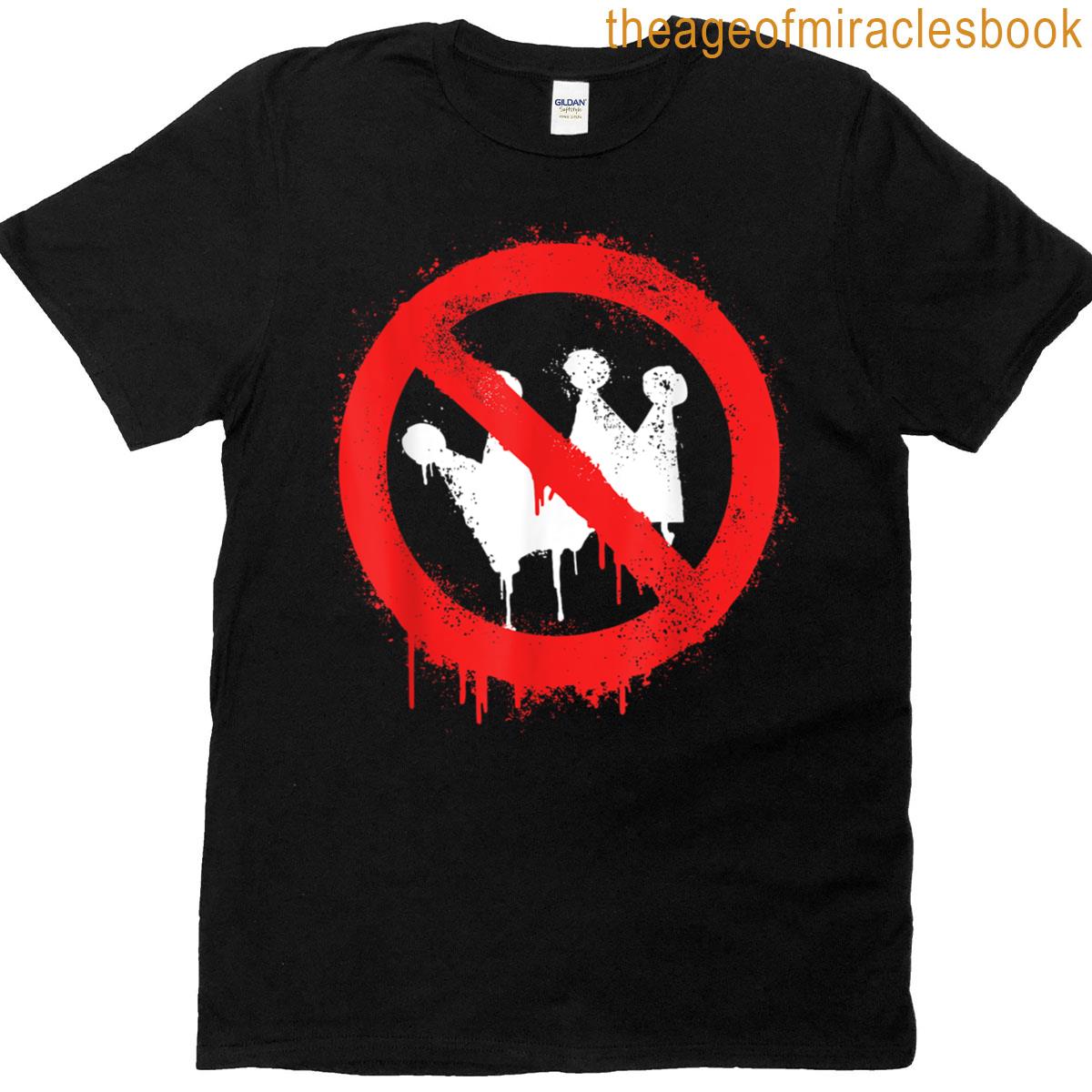 No Kings Protest Stop Sign T-shirt