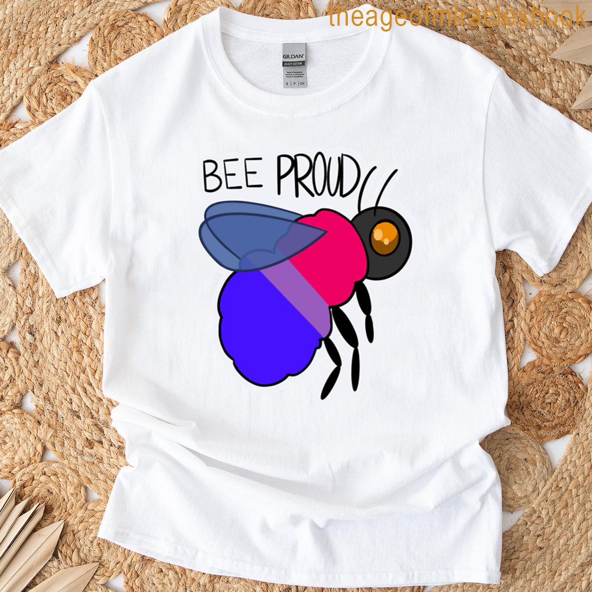 Bee Proud Bisexual Flag T-shirt