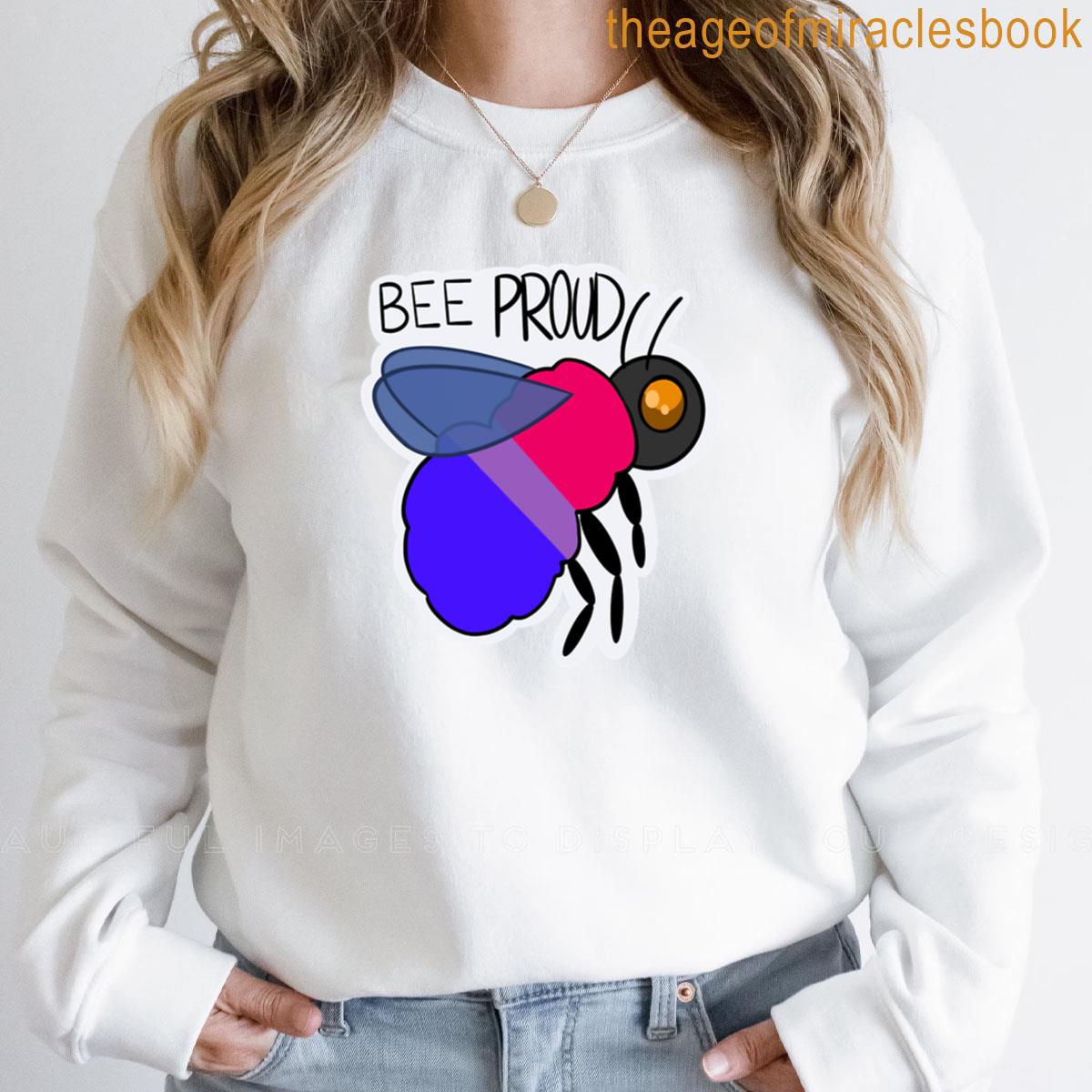 Bee Proud Bisexual Flag T-shirt
