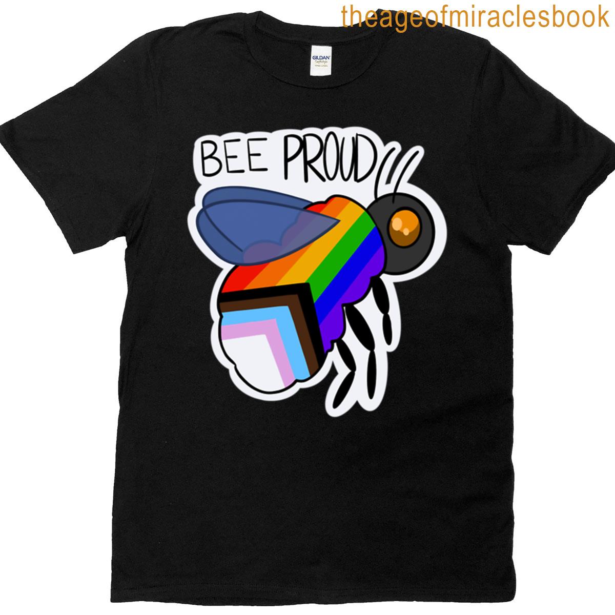 Bee Proud Inclusive Pride Flag T-shirt