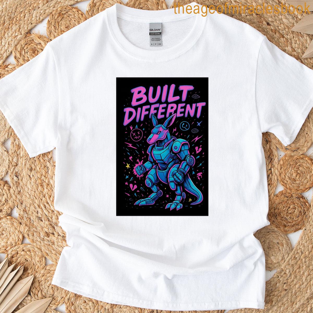 Cyber Kangaroo - Built Different T-shirt