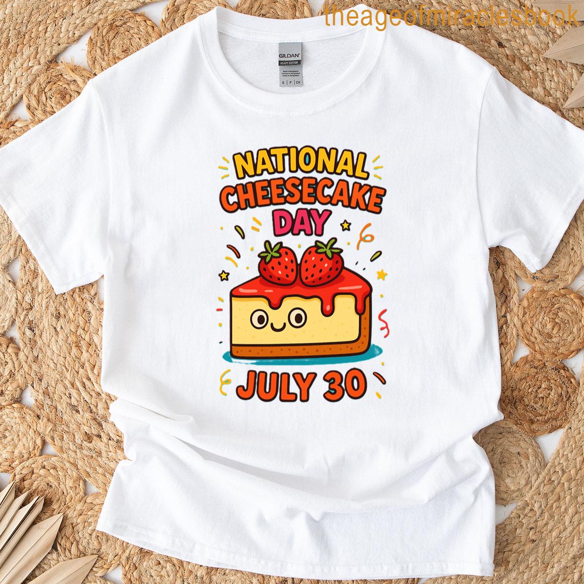 National Cheesecake Day July 30th T-shirt