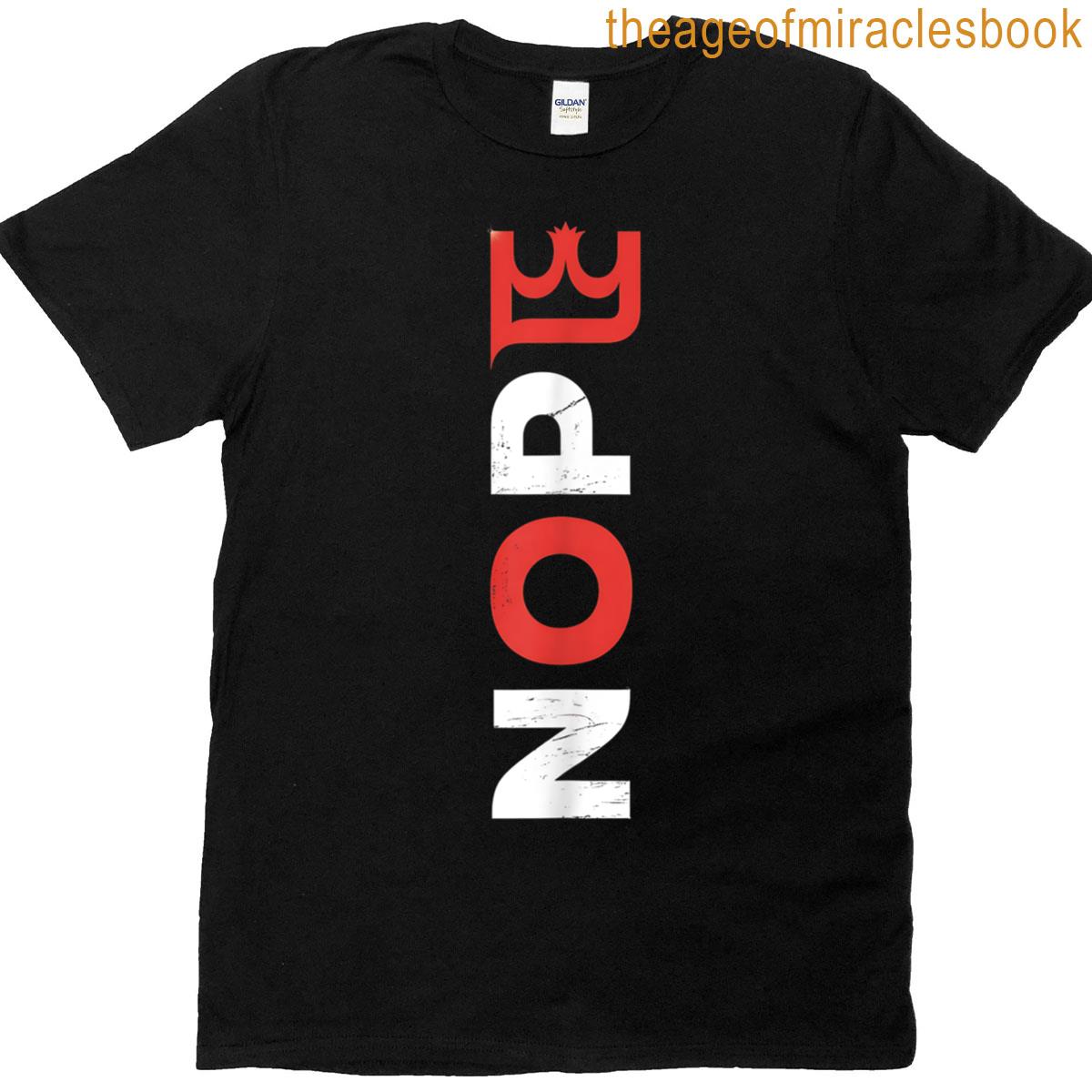 No Kings Protest Sign Nop T-shirt