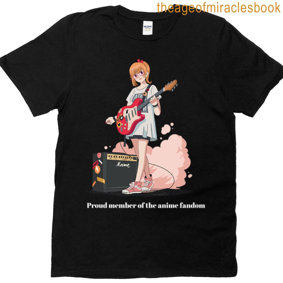 Proud Member Of The Anime Fandom Manga Anime Lover T-shirt
