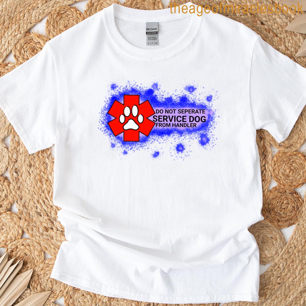 Service Dog Blue T-shirt