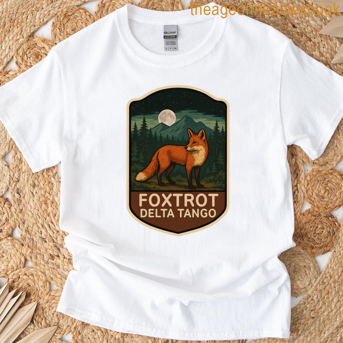 Foxtrot Delta Tango Fox National Park Oversized T-shirt