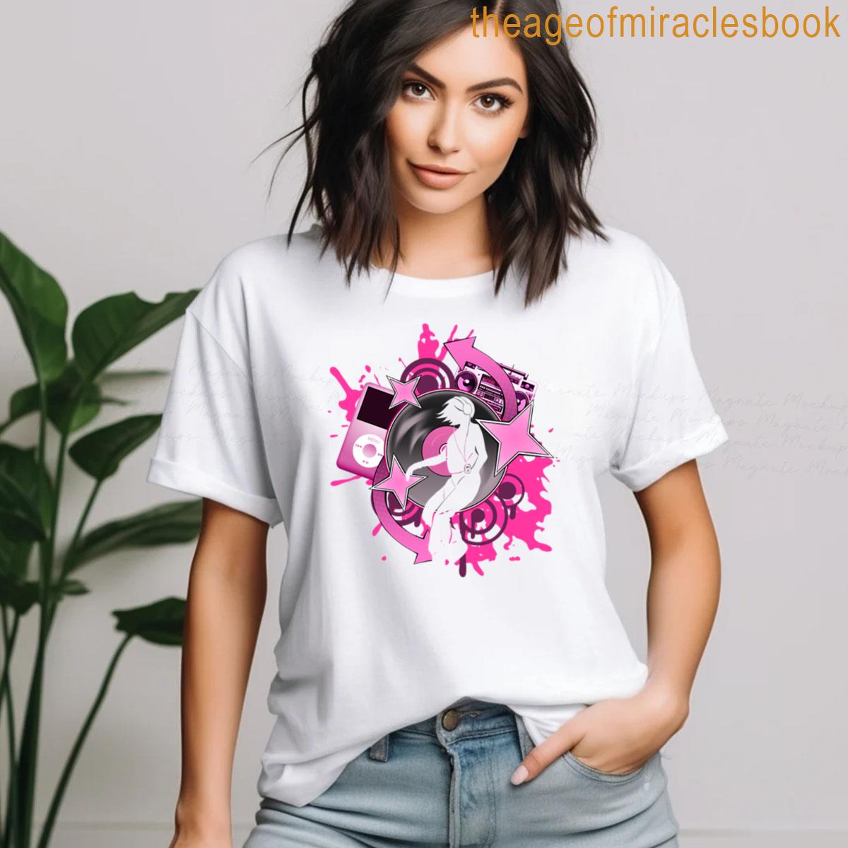 Pink Frutiger Metro Dance T-shirt
