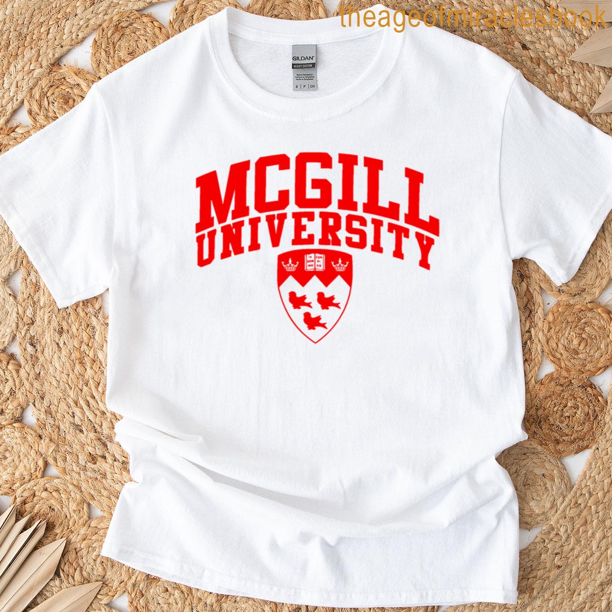 Red Mcgill - University Logo T-shirt