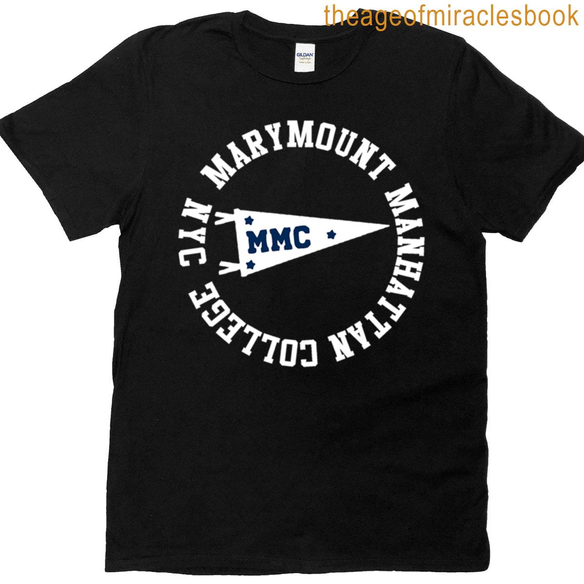 Vintage New York Marymount Manhattan College Banner Logo T-shirt