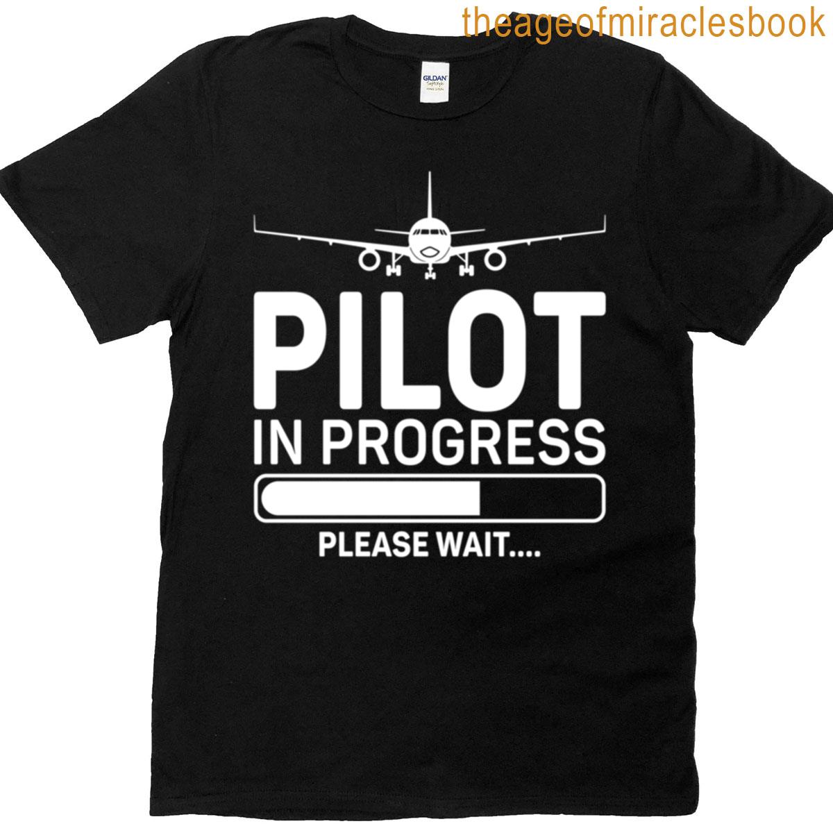Copilot Gift Flight Pilot In Progress Future Pilot T-shirt