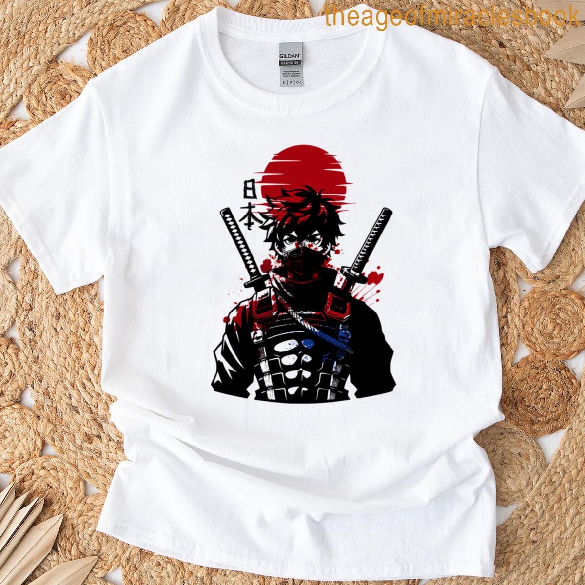 Japanese Samurai Mask T-shirt