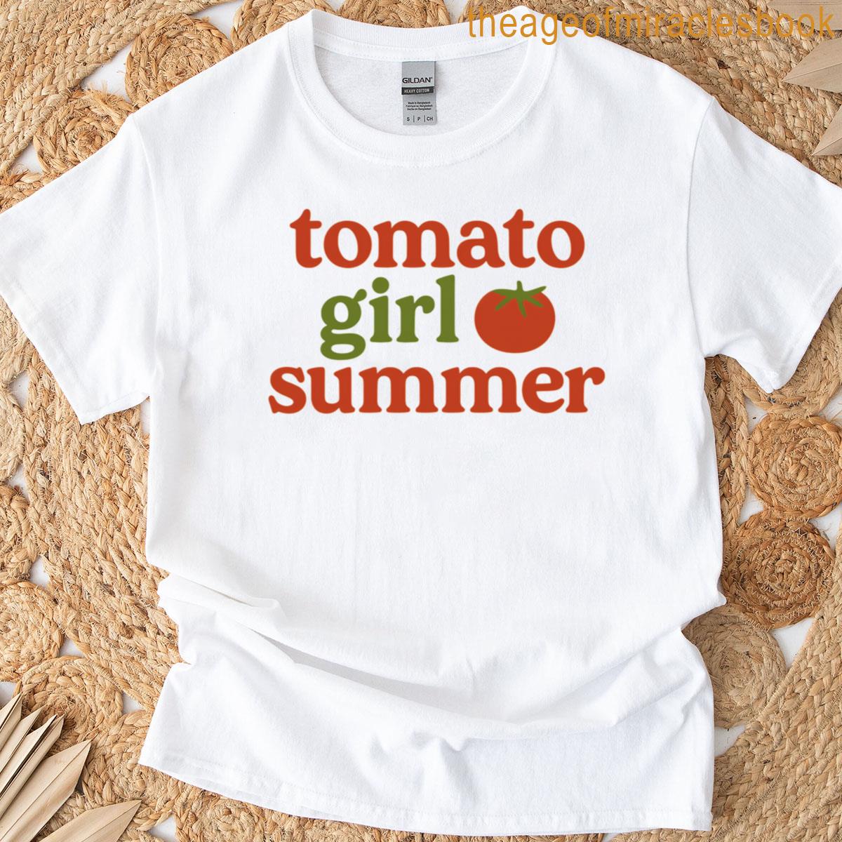 Tomato Girl Summer Retro Aesthetic Tee T-shirt