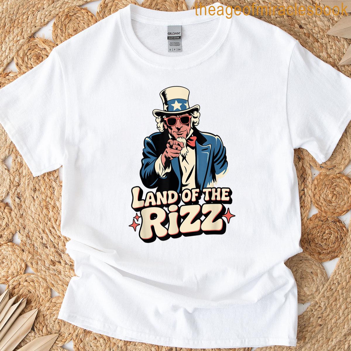 Land Of The Rizz - Usa American Rizzler 4th Of July Party T-shirt