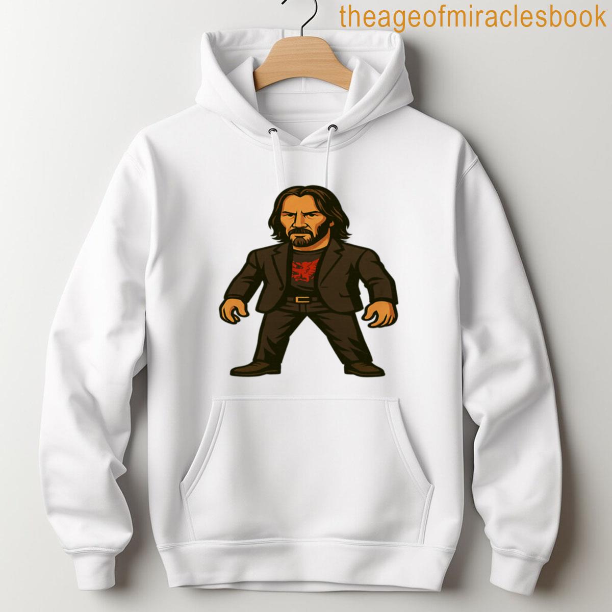 Mini Keanu Reeves Meme T-shirt