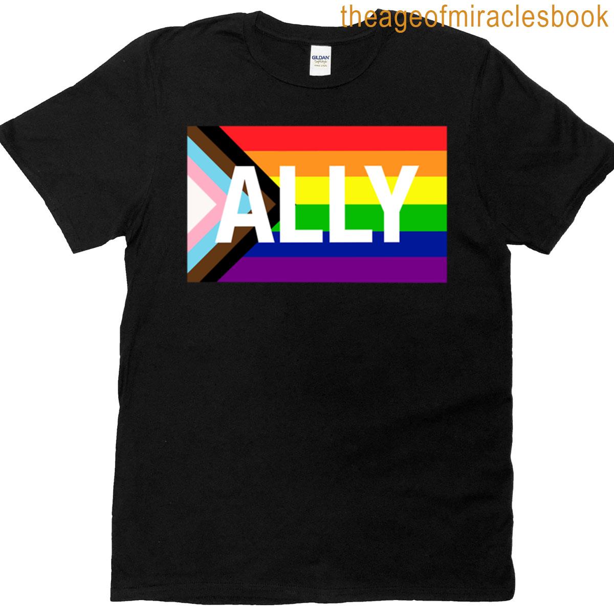 Progress Pride Flag Ally T-shirt