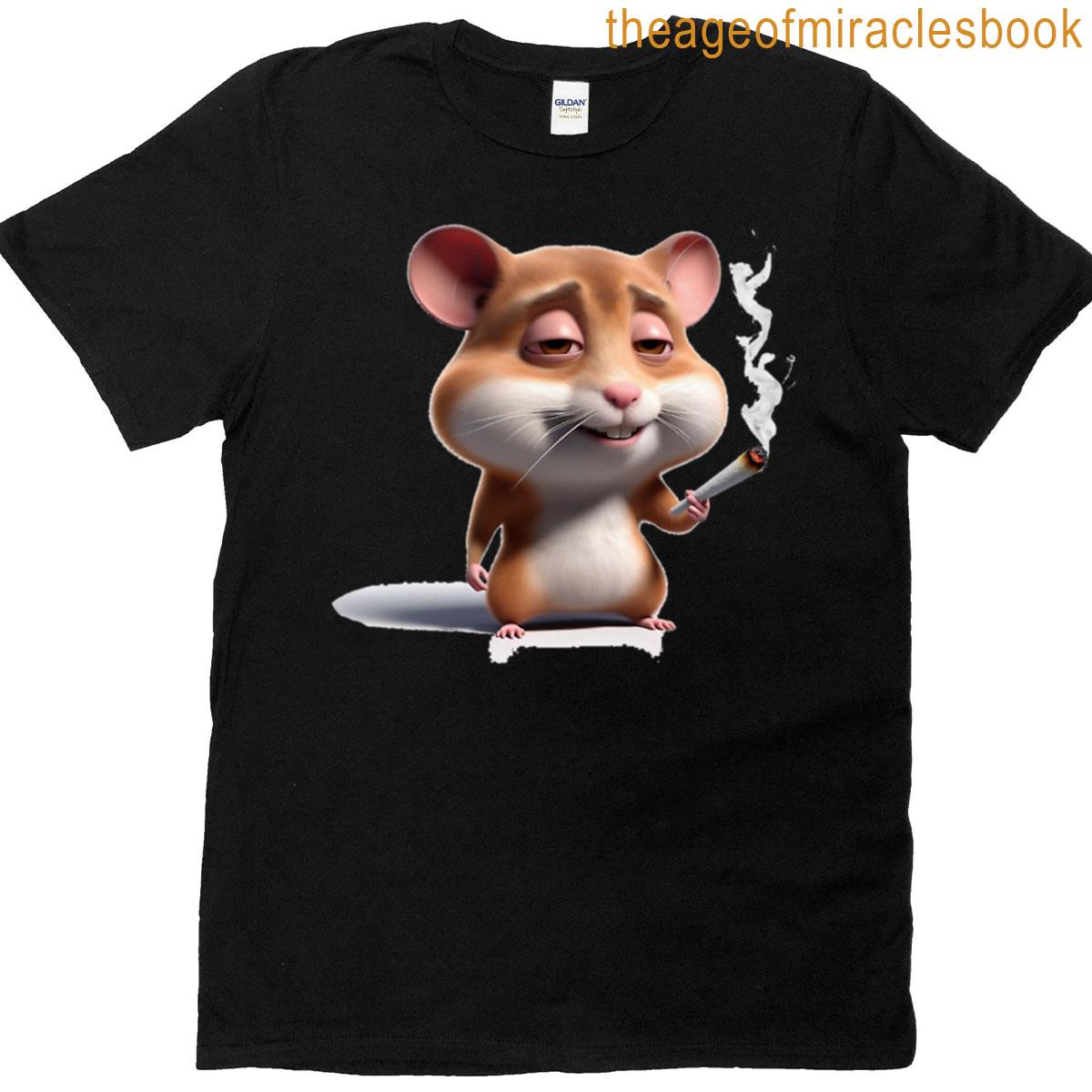 Smoking Animals Hamster 1 T-shirt