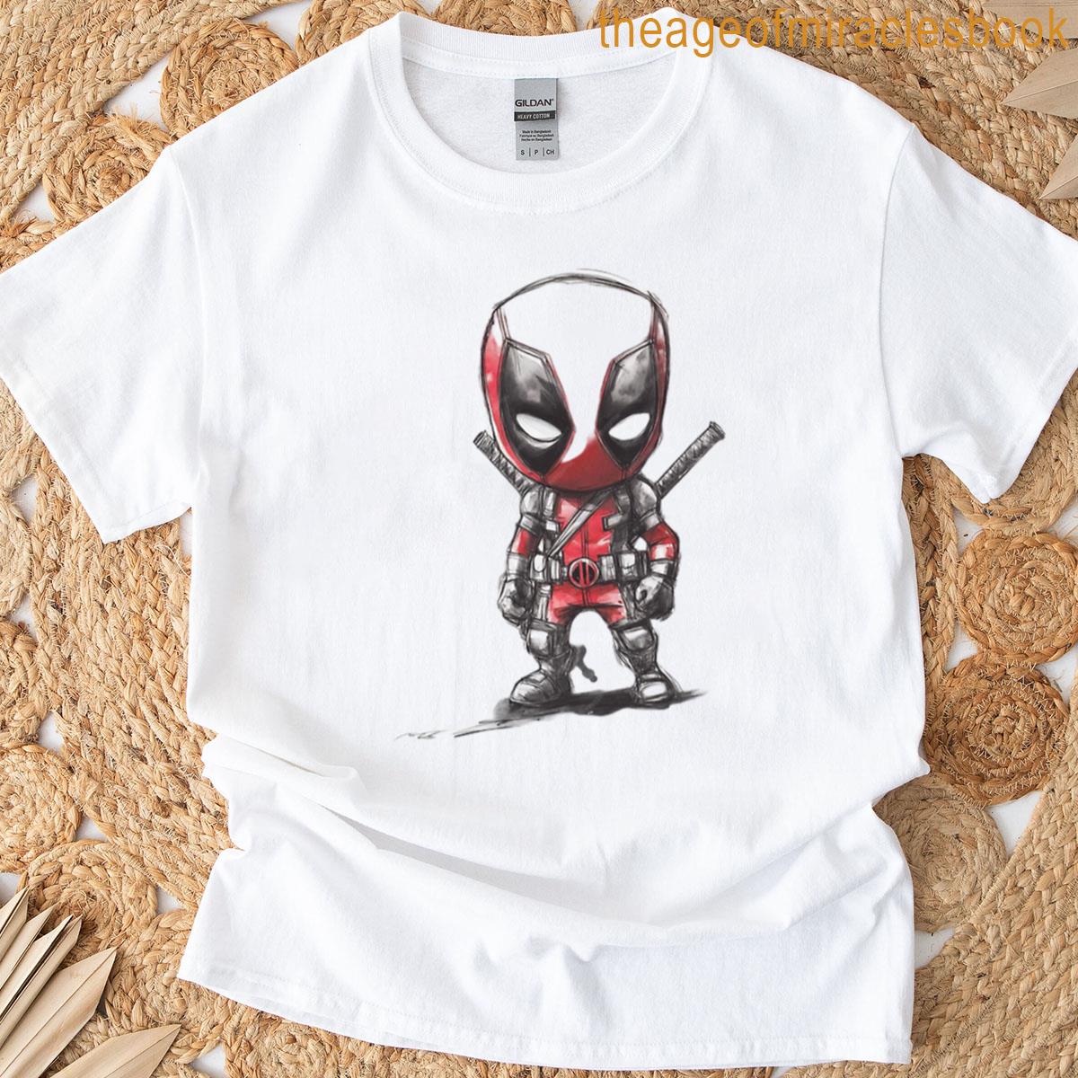 Mini Deadpool Illustration T-shirt