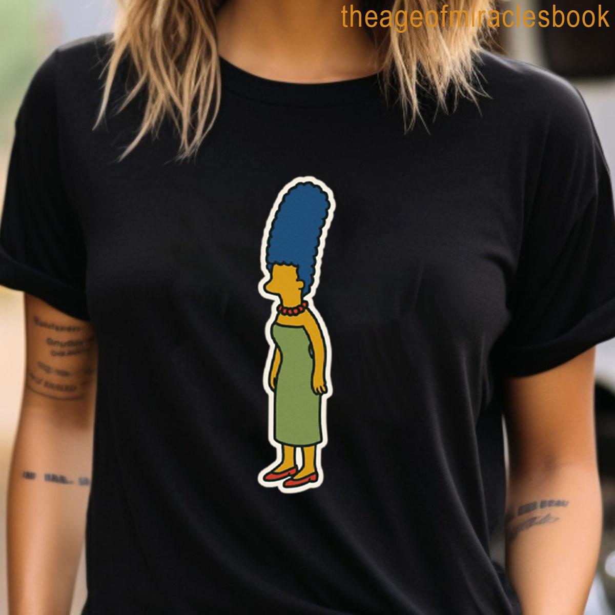Marge Simpson Cartoon Funny Springfield Meme Tv Simpsons Homer Bart T-shirt