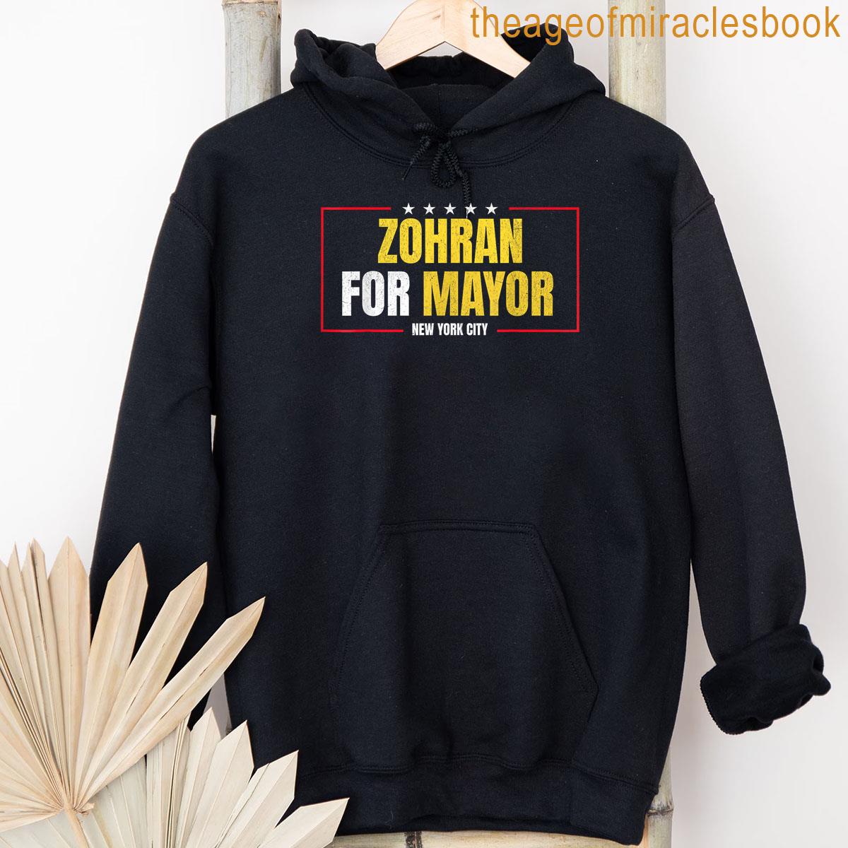 Zohran Mamdani For Nyc Mayor 2025 With Us Flag T-shirt