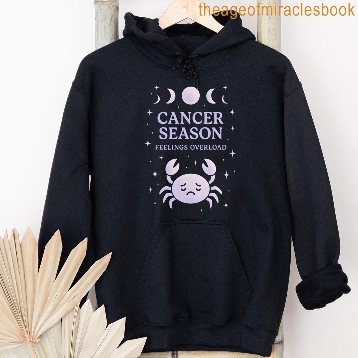 Cancer Season Feelings Overload Oversized T-shirt