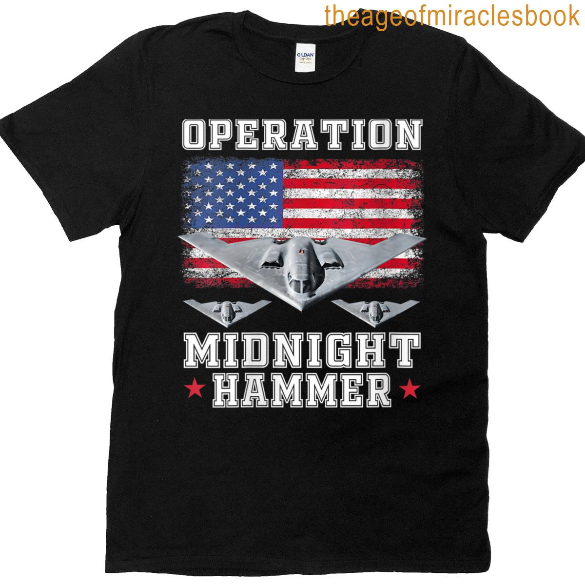 Womens B-2 Stealth Jet Operation Midnight Hammer T-shirt