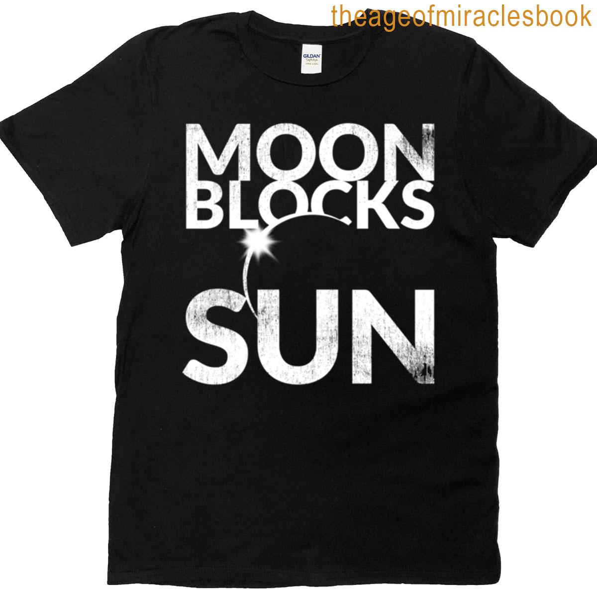 Moon Blocks Sun Solar Eclipse T-shirt