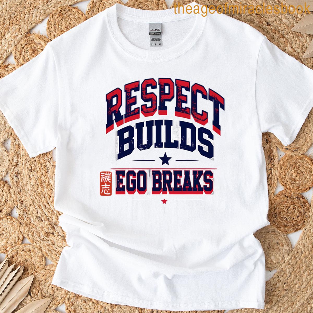 Respect Builds Ego Breaks Vintage Football Jersey Style - Retro 80s 90s ...