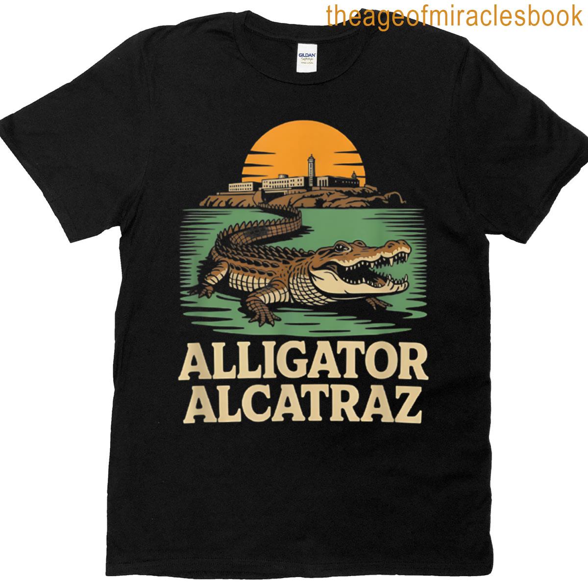 Alligator Alcatraz Funny Meme Florida Everglades T-shirt