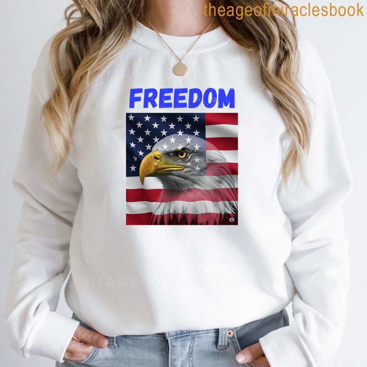 Freedom Eagle Flag T-shirt