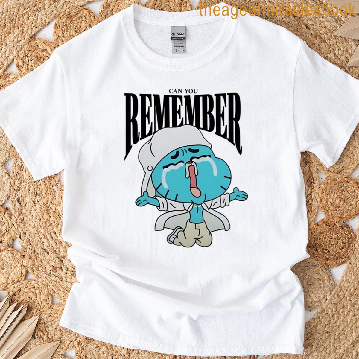 Gumball - Can You Remember Meme Art T-shirt