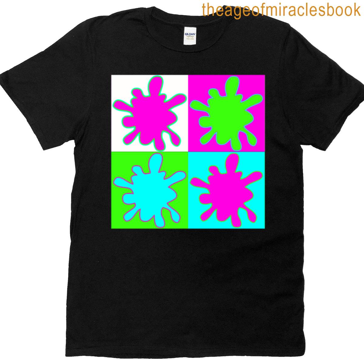 Paint Splatter Pattern T-shirt