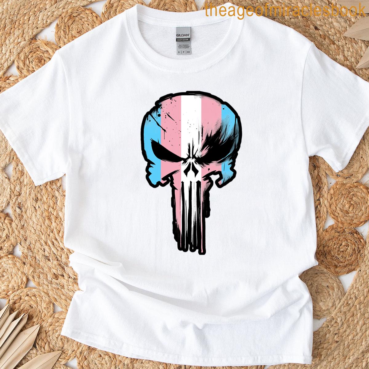 Trans Pride Skull Sentinel T-shirt