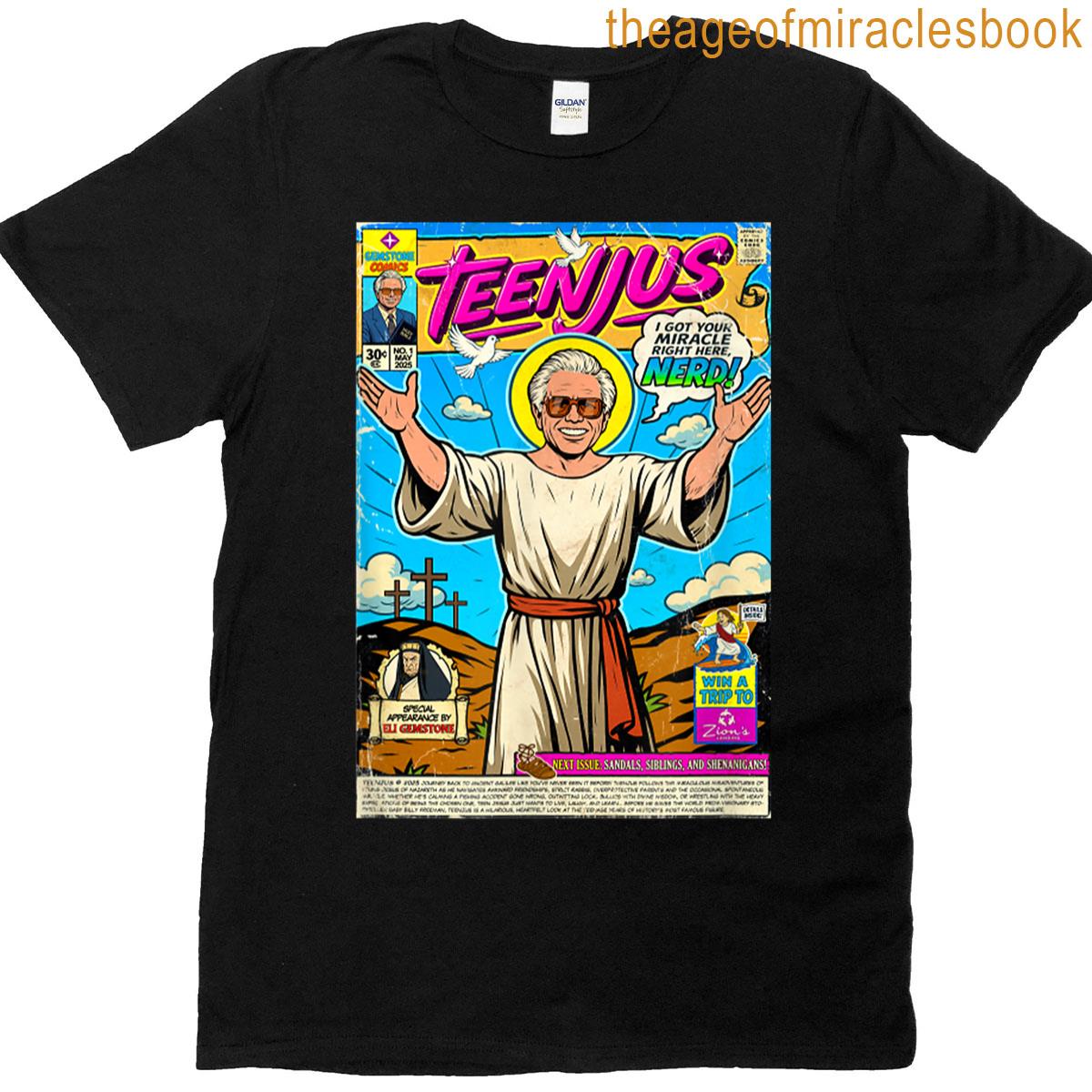 Teenjus Funny Jesus Meme Christ Faith Second Coming T-shirt