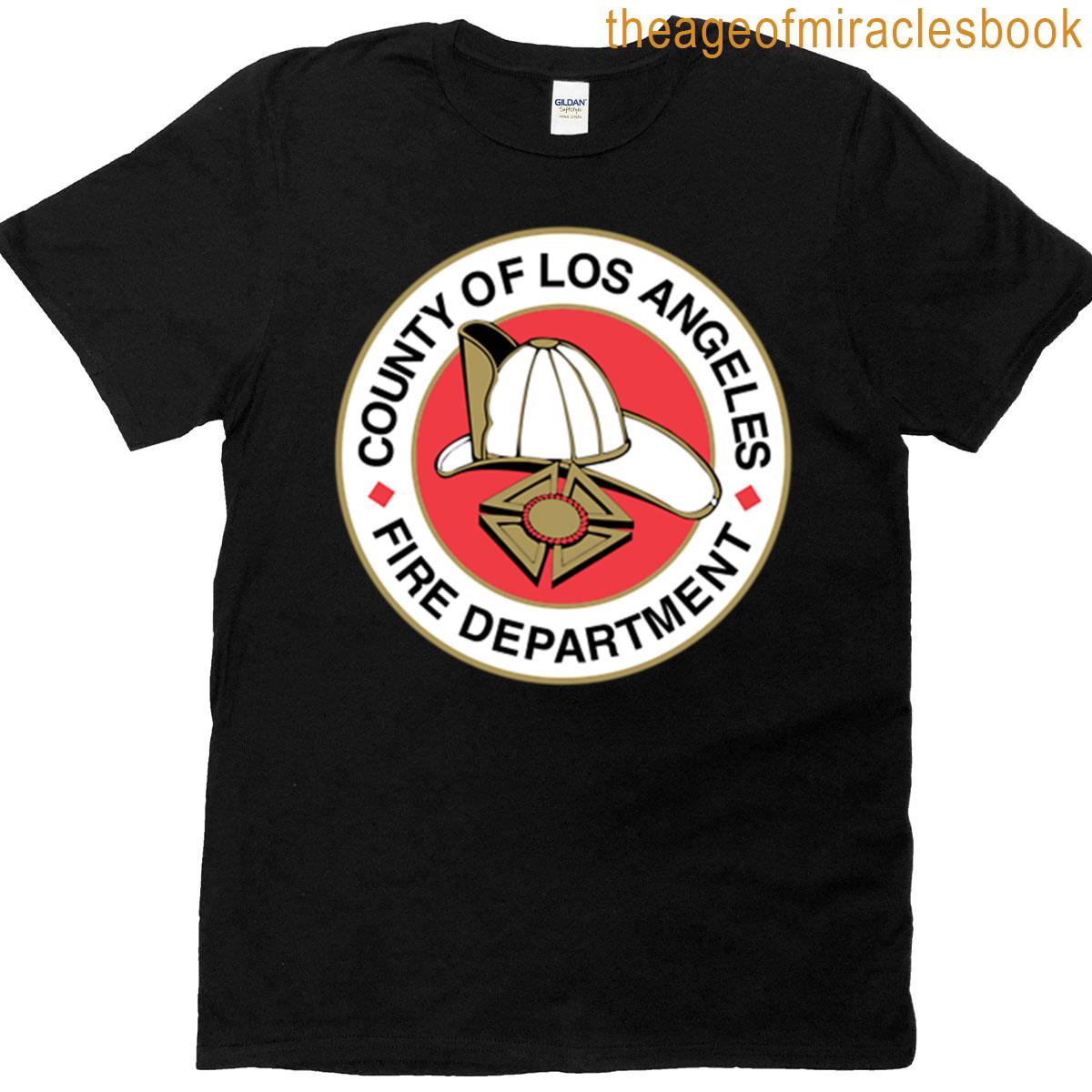 Logo Of The Los Angeles County Fire Department Lacofd T-shirt