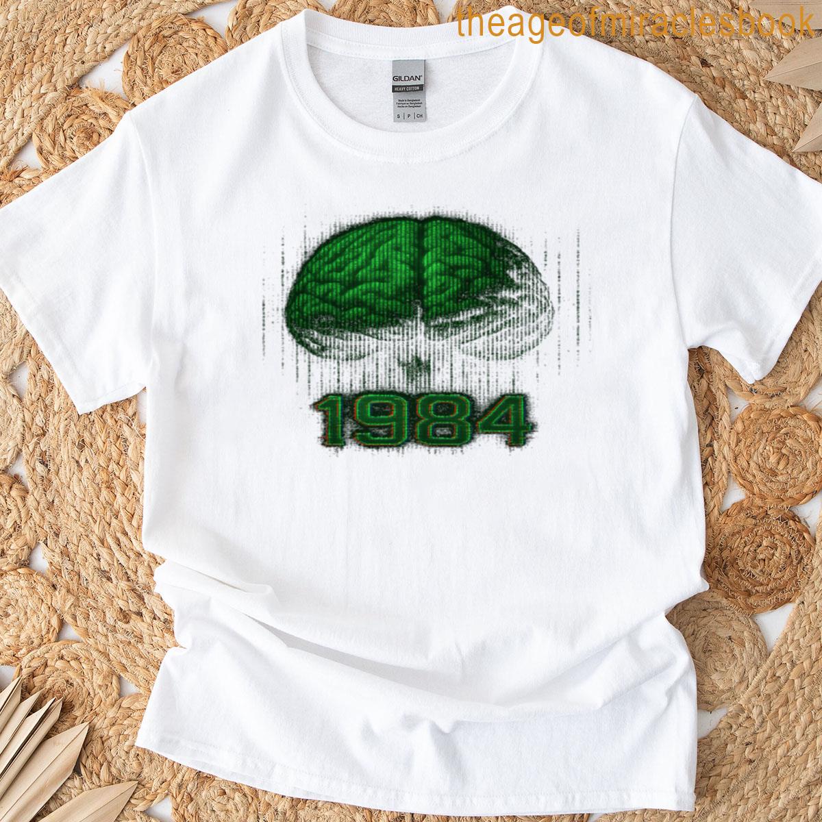 Matrix Brain 1984 Neural Code T-shirt