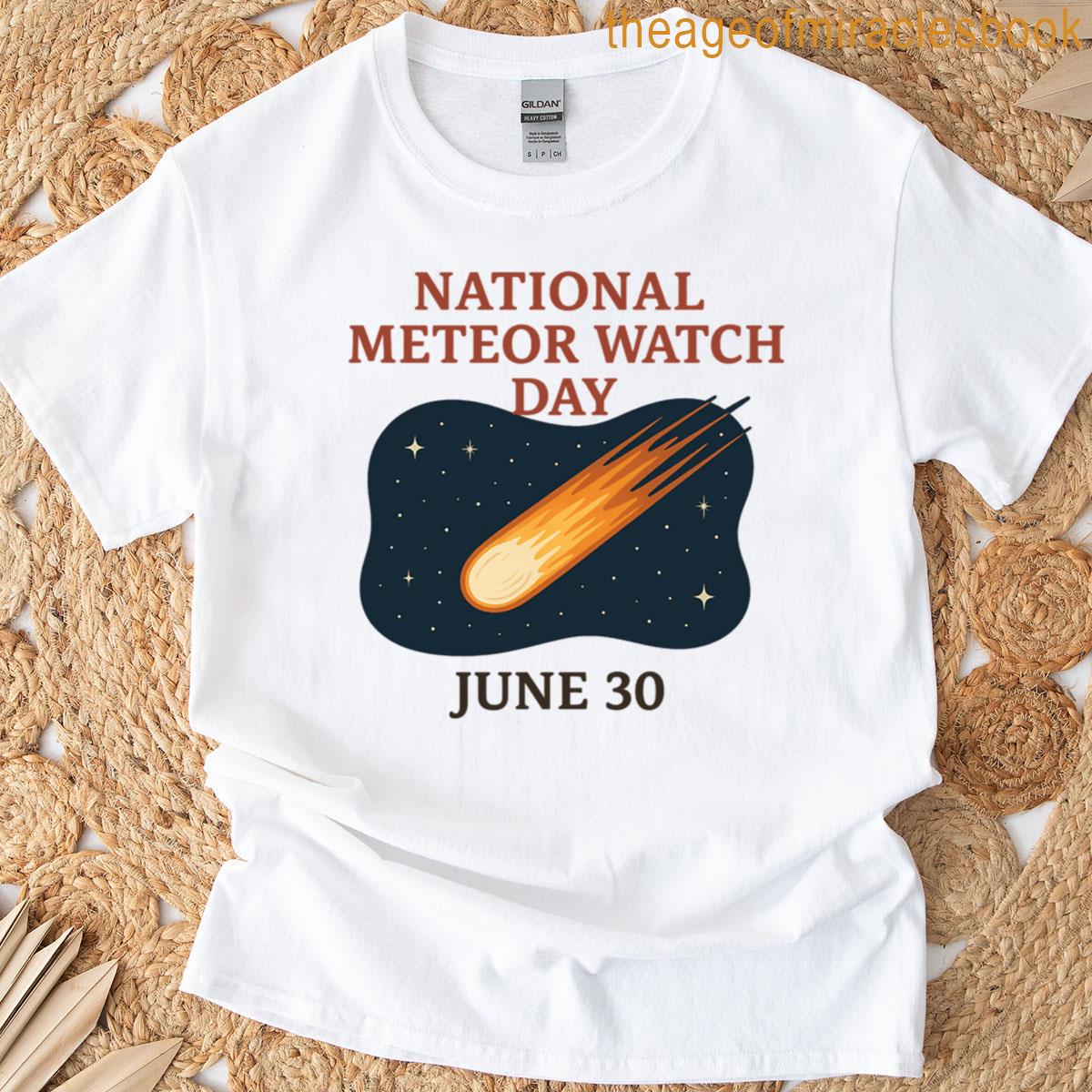 National Meteor Watch Day June 30th T-shirt
