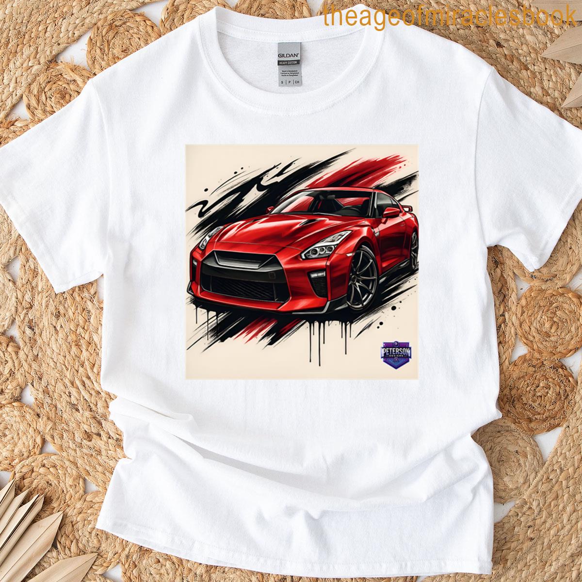 Nissan Gtr R35 Fanart Red T-shirt