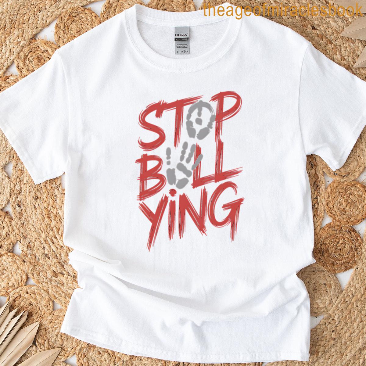 Stop Bullying Handprint T-shirt