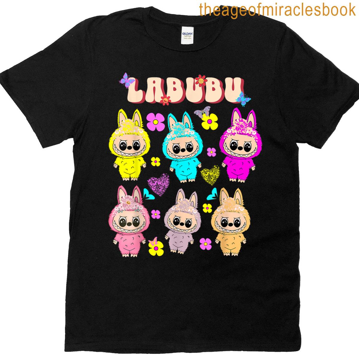 Funny Labubu Lover Cute Labubu The Monsters Women Girl T-shirt